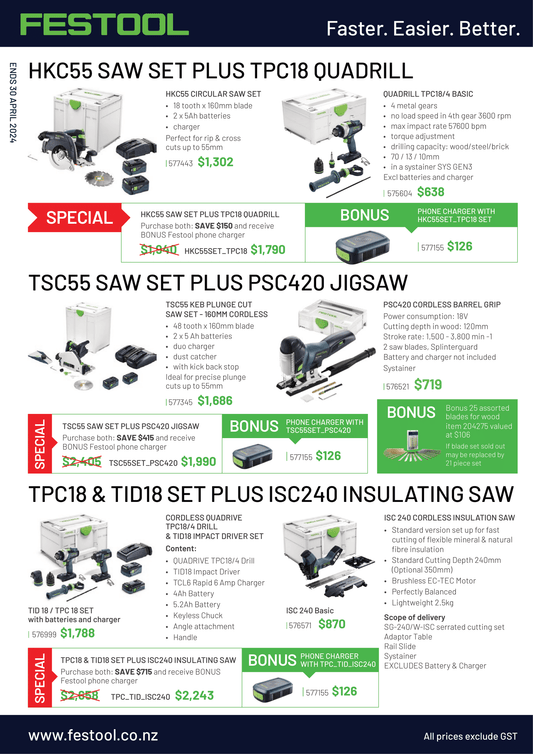 Promotions – Tool Junction NZ