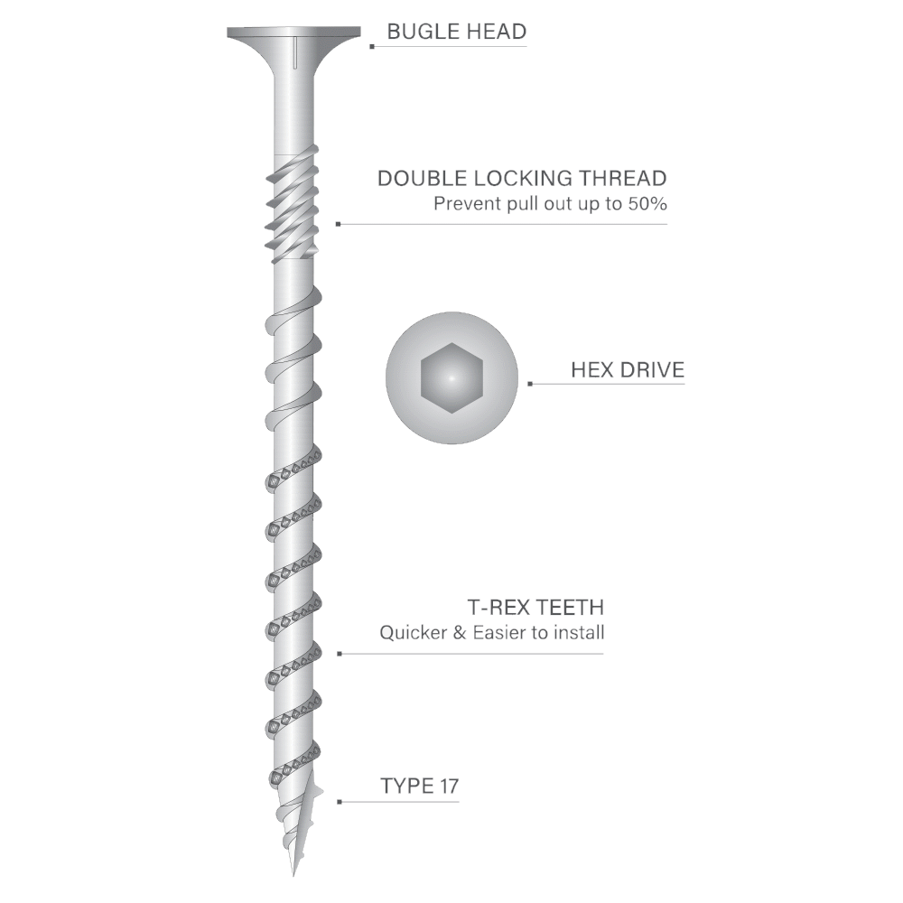 Bugle Batten Screws