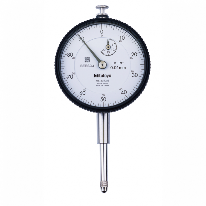 Mitutoyo Standard Type Dial Indicator 0-20mm 0-100 With Damper (MT2050